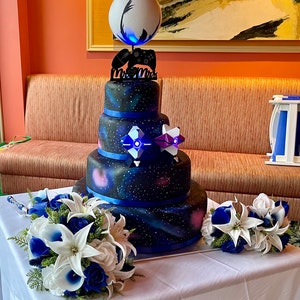 Real Touch Artificial Royal Blue White Ivory Calla Lilies Rose Tiger ...