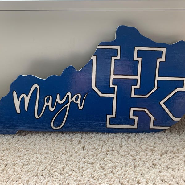 LSU Hand Painted Wooden Sign, Cut Into the Shape of Louisiana. - Etsy