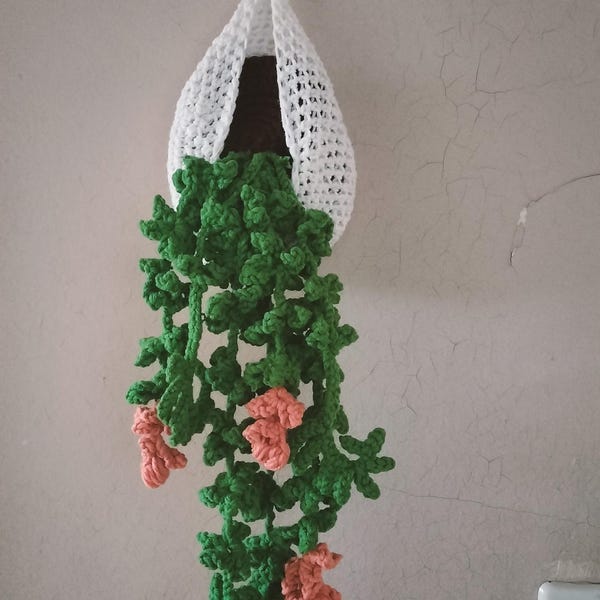 Crochet Vines With Dangling Flowers Pattern - Etsy