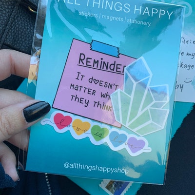 Mental Health Sticky Note Stickers / Mental Health Reminder Stickers ...