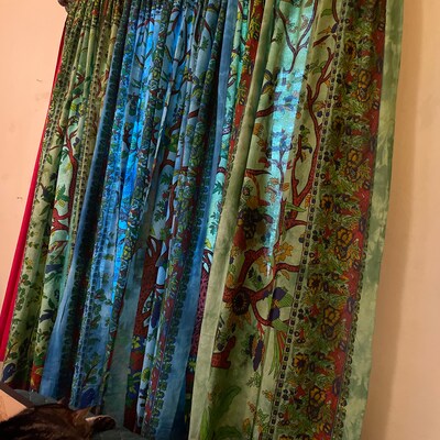 Bohemian Mandala Curtains Indian Curtains Kitchen Curtain - Etsy