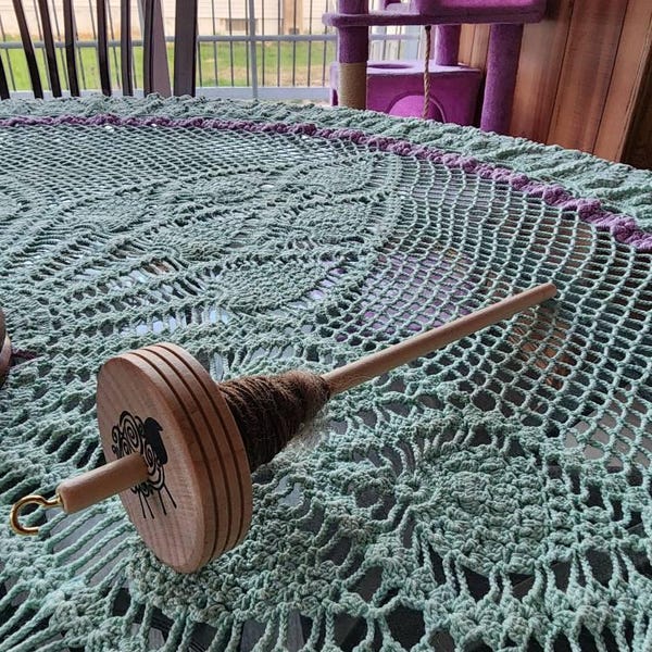 Top Whorl Drop Spindle Bottom Whorl Beginner Spindle for Wool Yarn ...