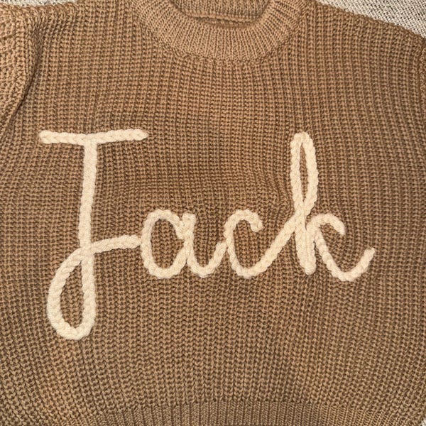 Kids Hand Embroidered Denim Jacket | Personalized Name Kids Jean Jacket ...