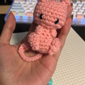 PDF Pattern MEW Pokemon Crochet, Plush Mew Amigurumi Pattern, Crochet ...
