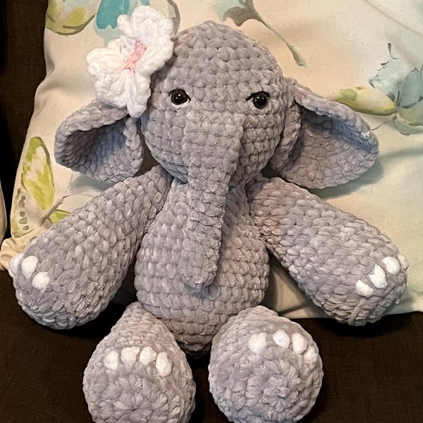 Crochet Elephant, 18-inch, Stuffed Animal, Kids Gifts - Etsy