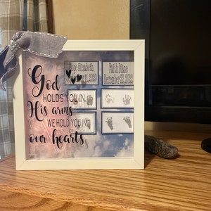 Memorial Shadow Box, Picture Shadowbox, Custom Memorial Gift, Memorial ...