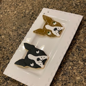 Cole the Boston Terrier Boston Terrier Cookie Cutter Dog Face Cookie ...