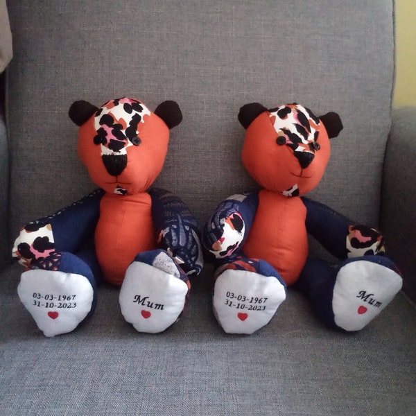 Memory Bear Patch, Memory Bear Foot Pad - Etsy