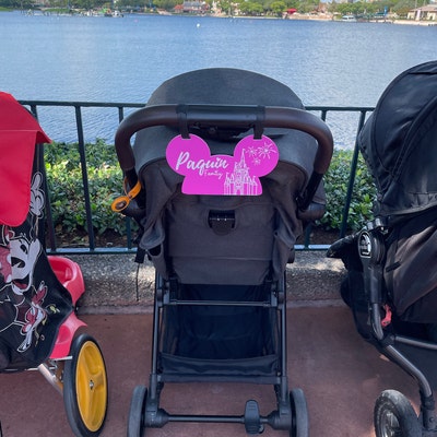 Castle Mouse Ears Stroller Tag - Etsy