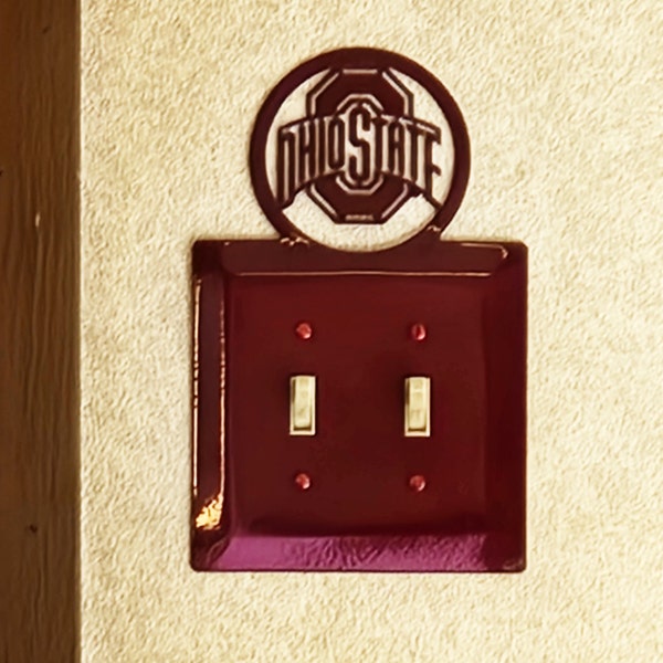 Ohio State Buckeyes Light Switch Double Plate Cover - Etsy