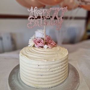 Floral Cake Topper - Etsy