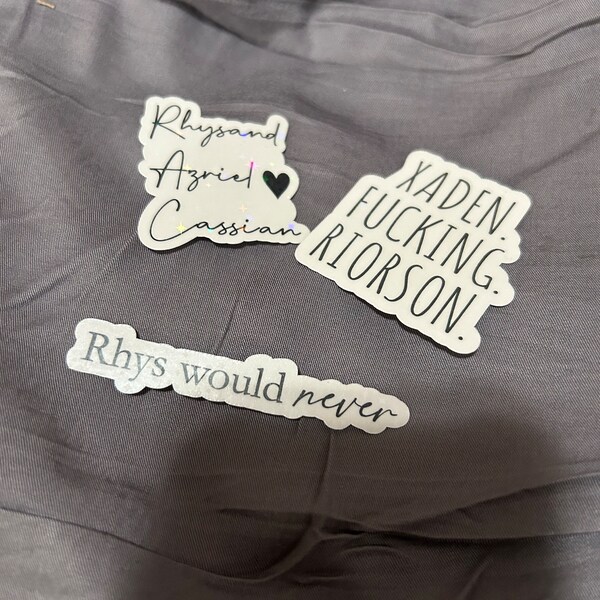 Xaden F Riorson Sticker 2in - Etsy