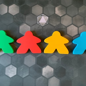 Giant Wooden Meeple for Board Game Lovers Ready to Paint | Etsy