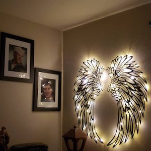 African Woman Metal Wall Art With Led Lights African Queen | Etsy