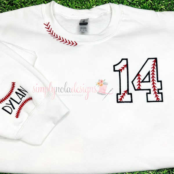 Baseball Numbers Applique,0-9 Numbers Embroidery,baseball Shirt ...