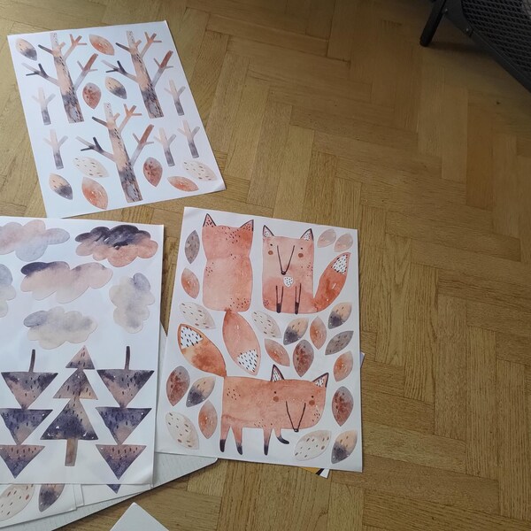Boho Poster Set, Set of 3 Boho Prints, Set of Posters, Abstract Poster ...