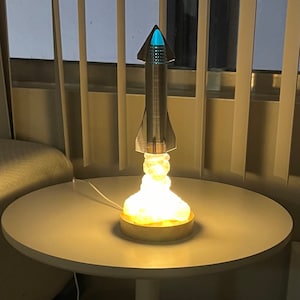 Retro Futuristic Rocket Space Ship / Spaceship LED Lamp Free Shipping ...