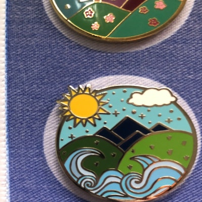 The Summer Court Enamel Pin - Etsy