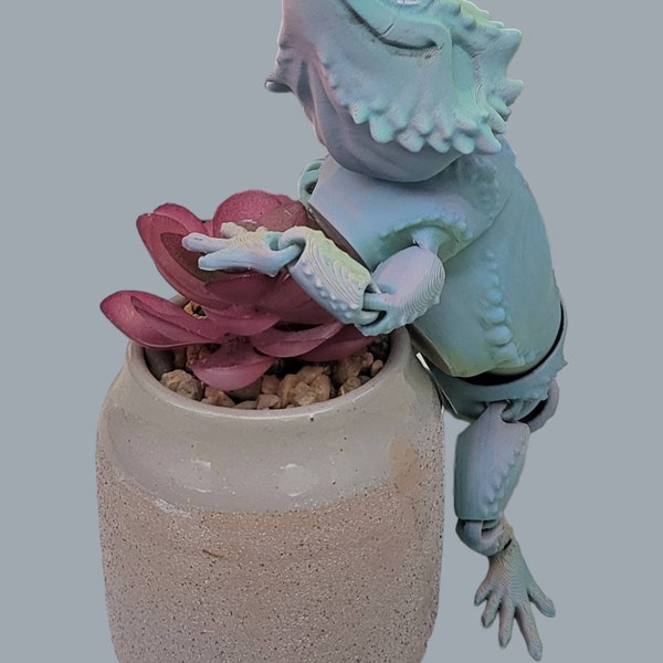 Bearded Dragon Digital .STL File for 3d Printing, Articulated Fidget ...