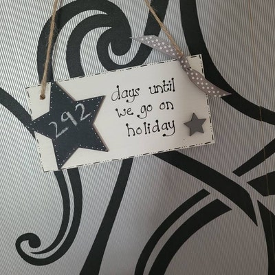 Countdown to Retirement Wooden Sign Chalkboard Plaque - Etsy