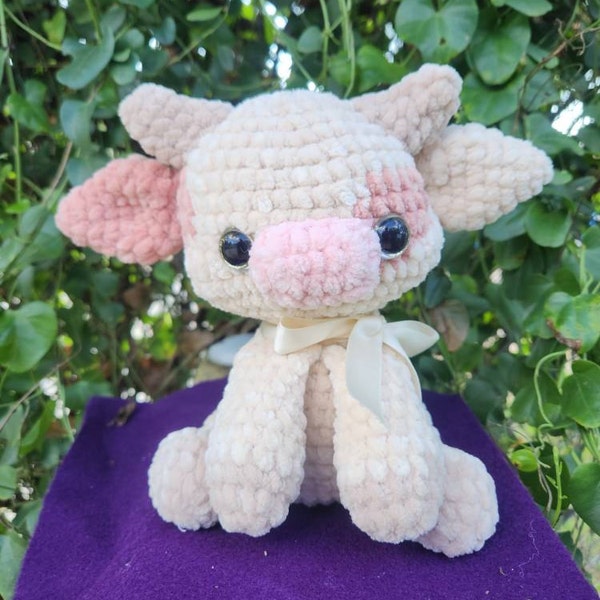 Amigurumi Cow Pattern, Plush Pattern, Stuffed Cow Toy, Cow, Crochet Cow ...