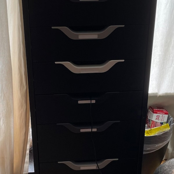 IKEA Alex Drawer Handle With Label Holder • Home Organizing Various ...