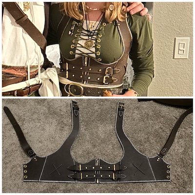 PDF & DXF Torvi Underbust Corsett Pattern Leather Patterns Leather Corset Template Leather PDF ...