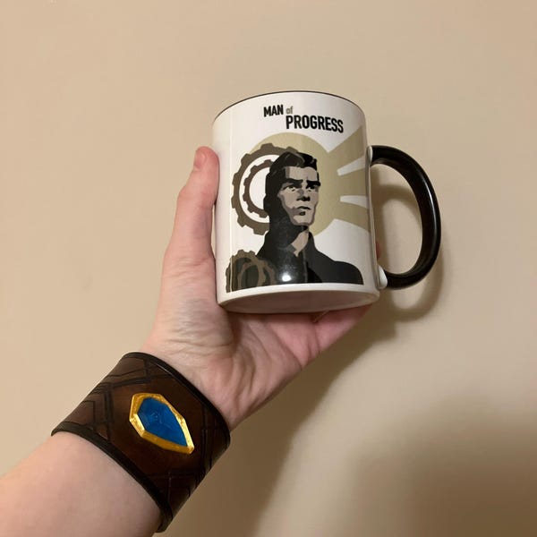 Arcane Jayce "man of Progress" Mug – League of Legends Coffee Cup, 11oz ...