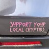 Support Your Local Cryptids Bumper Decal, Spooky Car Accessories ...