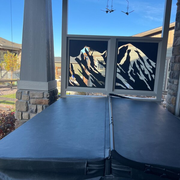 Metal Privacy Screen, Decorative Panel, Outdoor Garden, Fence, Art ...