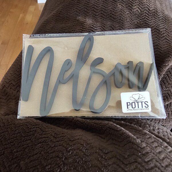Personalized Wood Names, Guest Place Card, Large Name Plate ...