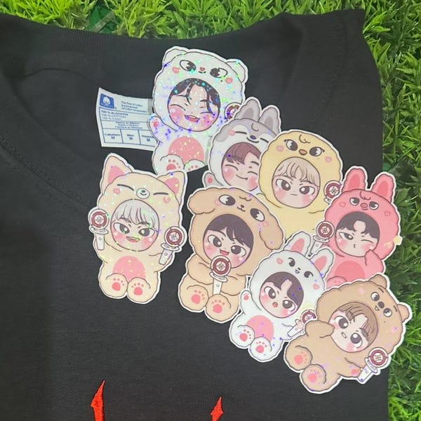 Stray Kids Skzoo Chibi PNG: Kpop Star Stickers (digital Download) - Etsy