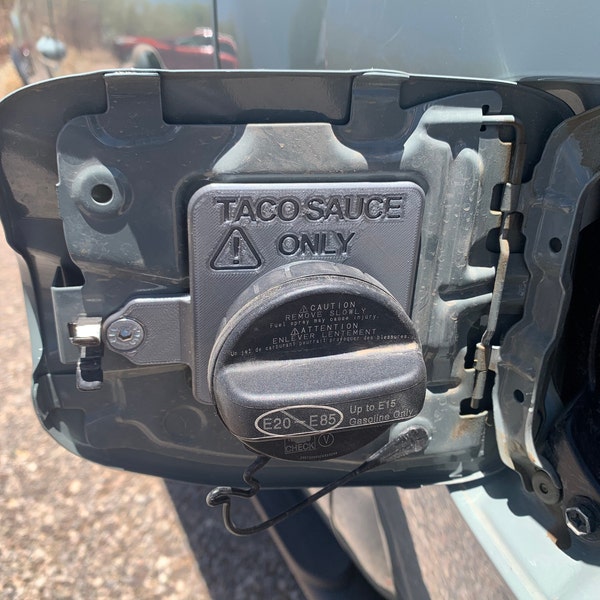 TOYOTA TACOMA Threaded Gas Cap Holder - 3rd Gen - 2016-2023 - Etsy