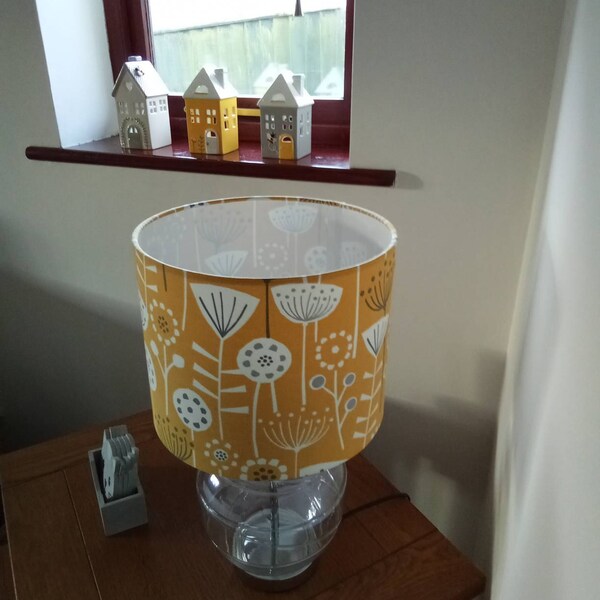 Luxurious Garden- Fabric Covered Lamp Shade **only 15cm Leftz** - Etsy