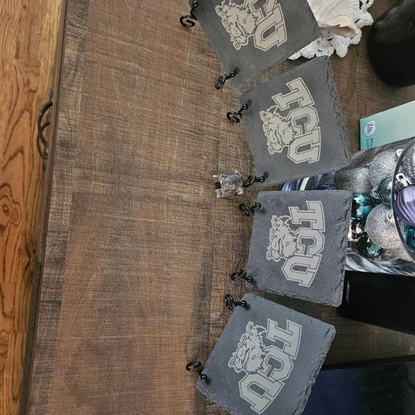 Premium Metal Coaster Holder - Slate Coaster Holder - Coaster Display ...