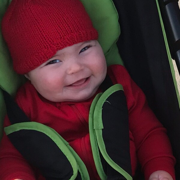 Apple Hat, Baby Apple Hat, Handmade Knit Apple Hat, Fall Hat Toddler ...