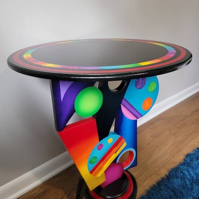 Madhouse Abstract Table, Geometric Table Sculpture, Abstract Floor ...