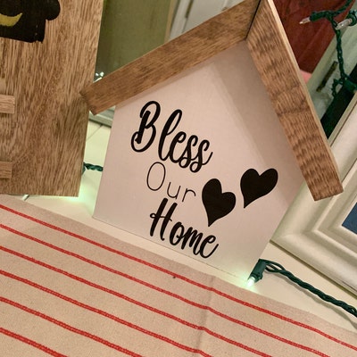 Wooden House Sign Rae Dunn Inspired Home Sign Farmhouse Sign - Etsy