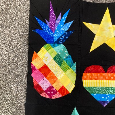 Geometric Pineapple Foundation Paper Piecing Pattern - Etsy