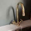 Unlacquered Brass Glass Rinser for Kitchen Sinks, Kitchen Sink ...