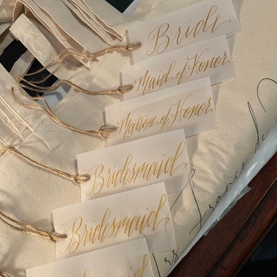 Handmade Paper Table Number Signs - Etsy