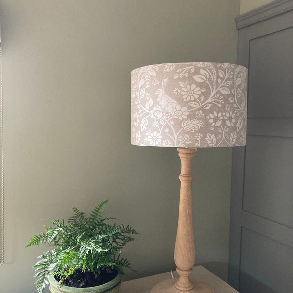 Bedside Lamp Base. Solid Beech Original Design 21 1/2 Cm, 8 1/2 NOT ...