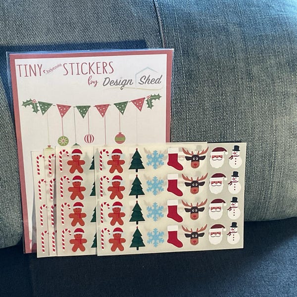 Tiny Christmas Stickers | Stickers for Christmas Packaging | Small ...