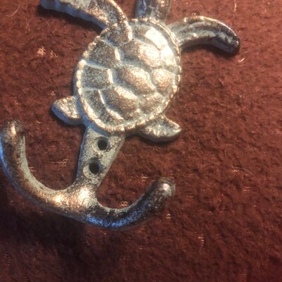 Turtle Hook, on Sale Ocean Decor, Sea Turtle Hook, Turtle Decor, Sea ...