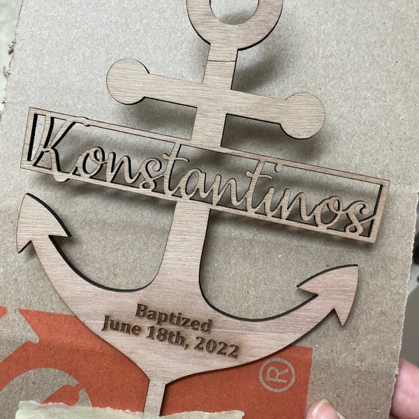 Personalized Anchor Cake Topper: Nautical Wedding, Baby Shower Decor - Etsy