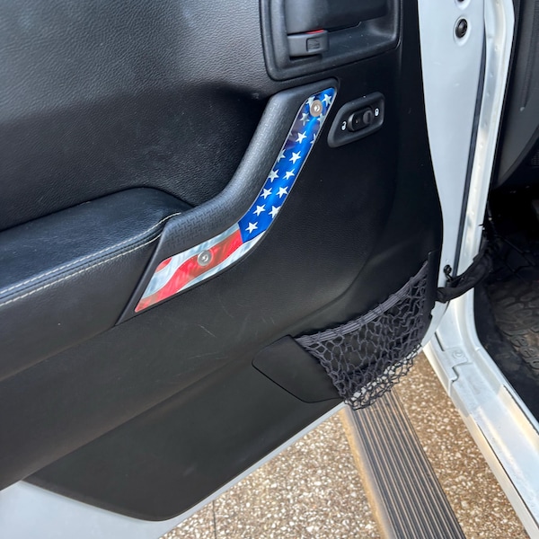 Custom Jeep Wrangler JK JKU Interior Door Grab Handle Trim - Etsy