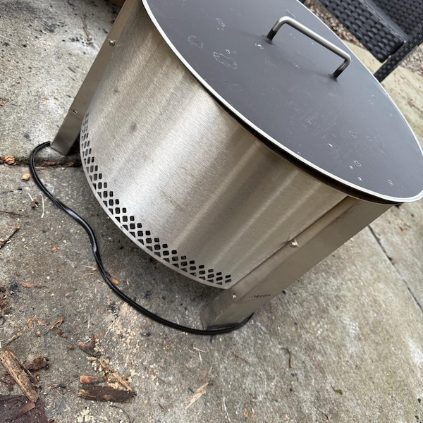 Lift off Dome Fire Pit Safety Screen 304 Stainless Mesh Steel, Round ...