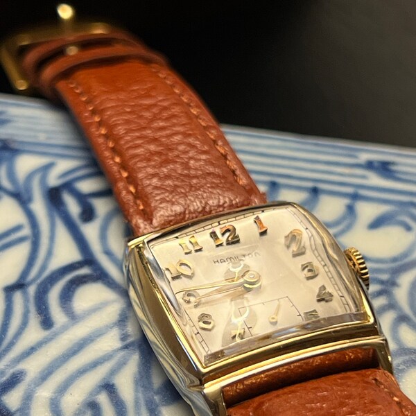 Vintage 1951 Mans BULOVA Excellency 21J Stunning Salmon Dial Serviced ...