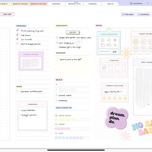 Digital Planner Sticky Notes Pastel Stickers Cute Stickers - Etsy