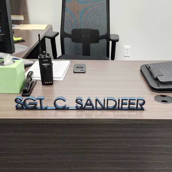 Teacher Desk Name Plate - Desk Name Plate - End of School Year Gift ...